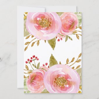 Blush pink Floral 2nd Birthday Invitation flowers | Zazzle