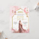 Blush Pink Floral Islamic Girl Hijab Invitation | Zazzle