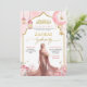 Blush Pink Floral Islamic Girl Hijab Invitation | Zazzle