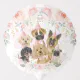 Blush Pink Floral Pet Dogs Birthday Girl Balloon | Zazzle