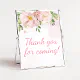 Blush Pink Floral Spring Thank you for Coming Poster | Zazzle