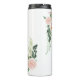 Blush pink floral thank you teacher gift thermal tumbler | Zazzle