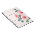 Blush Pink Floral Watercolor Pretty Notebook | Zazzle