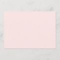 Blush Pink Floral Words of Advice Card | Zazzle