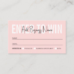 Blush Pink Girly Logo Prize Raffle Business Ticket | Zazzle