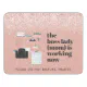 Blush Pink Glitter Home Office Do Not Disturb Door Sign | Zazzle