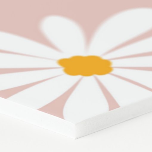 Blush Pink Retro Daisy Birthday Welcome Sign | Zazzle