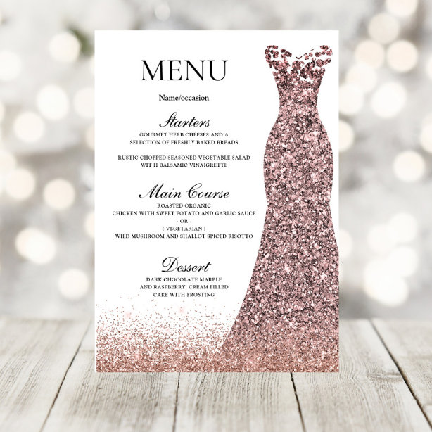 Menus | Zazzle