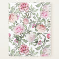 Blush Pink Rose Floral Name Planner | Zazzle