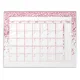 Blush Pink Rose Gold Glitter Monthly Calendar Notepad | Zazzle