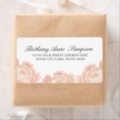 Blush Pink Roses Address Labels | Zazzle