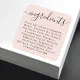 Blush pink script ingredient list product label | Zazzle