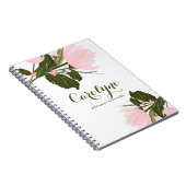 Blush Pink Tulips Personalized Notebook | Zazzle