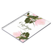Blush Pink Tulips Personalized Notebook | Zazzle