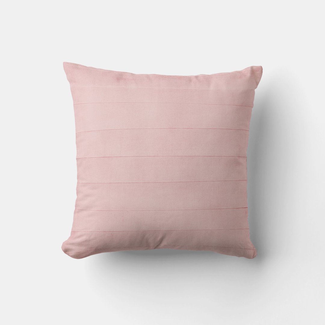 Blush Pink Watercolor Texture Look Girly Pastel Throw Pillow | Zazzle