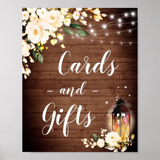 Blush Roses Floral Cards and Gifts Wedding Sign | Zazzle