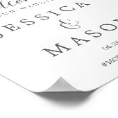 Blushing Blooms Wedding Welcome Sign | Zazzle