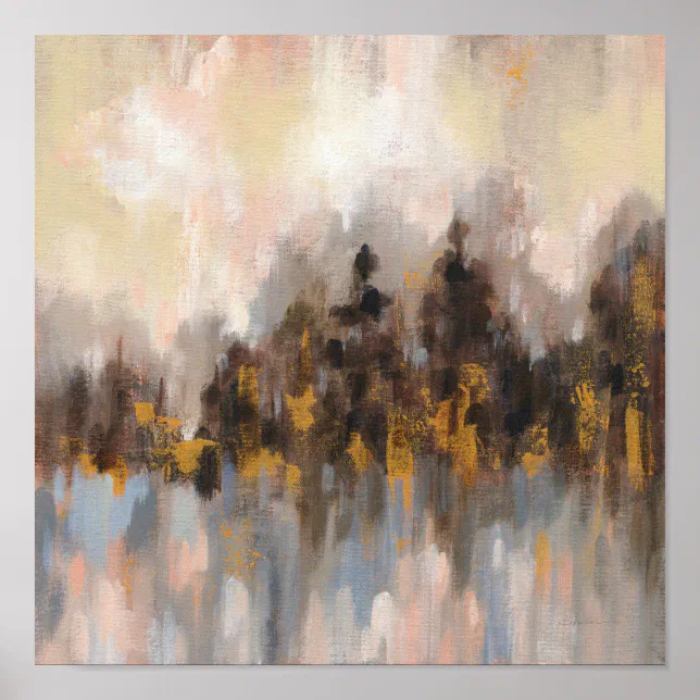 Blushing Forest I Poster | Zazzle