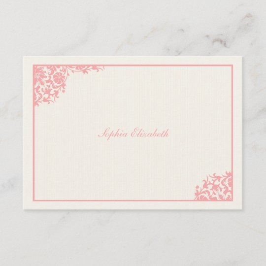 Blushing Pink Thank You Card | Zazzle.com