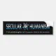 BMP Philosophy of Secular Humanism Bumper Sticker | Zazzle
