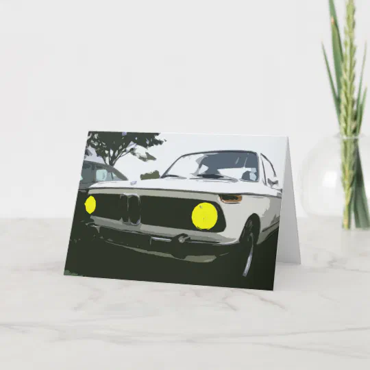 BMW Greetings Card | Zazzle.com
