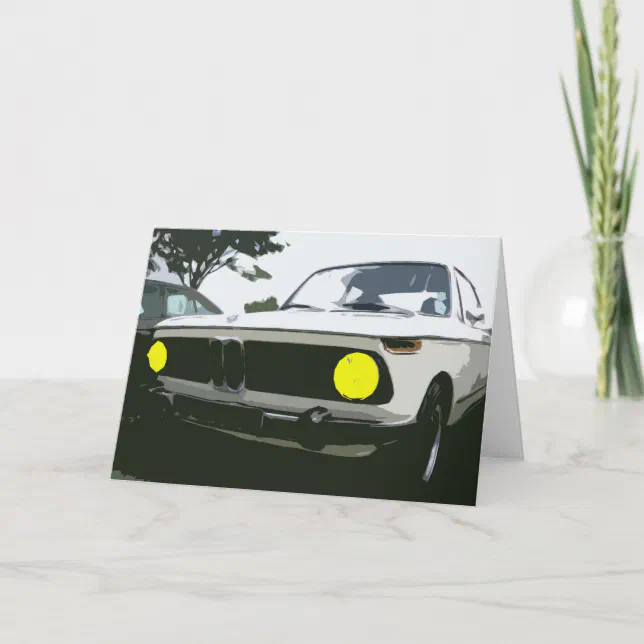 BMW Greetings Card | Zazzle
