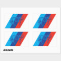 BMW M Wolf Rectangular Sticker | Zazzle