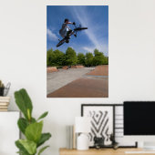 BMX Bike Stunt Table Top Poster | Zazzle