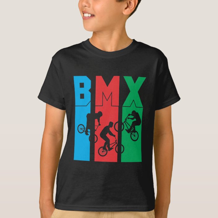 BMX Biker Freestyle Mountain Biking Cool Cyclist T-Shirt | Zazzle.com