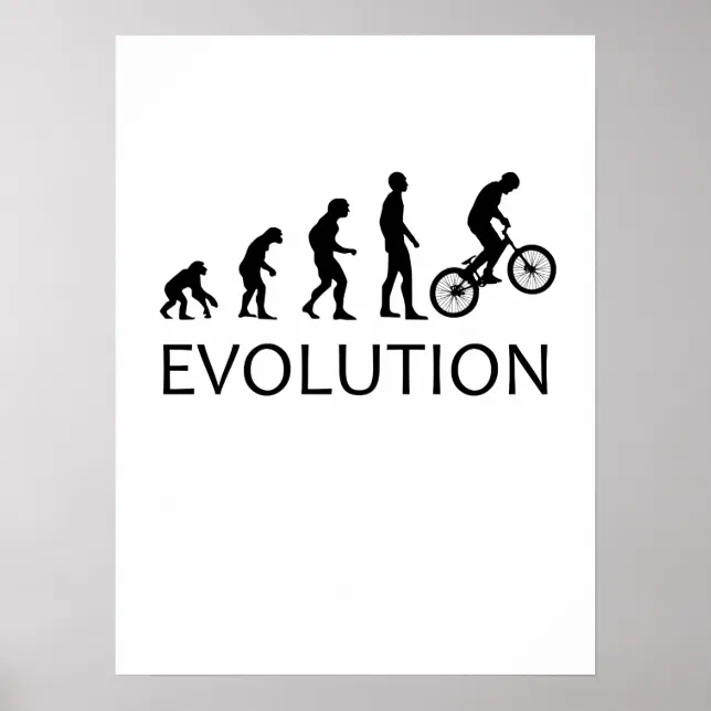 Bmx Evolution Poster | Zazzle