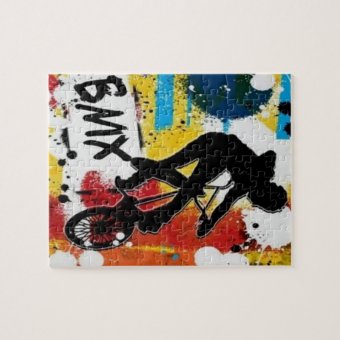 BMX Puzzle with Gift Box | Zazzle