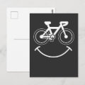 BMX Smiling Face Gift - Cycle Bike Fun Postcard | Zazzle