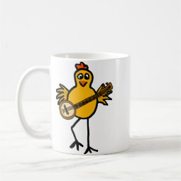 BN- Chicken Playing the Banjo Mug | Zazzle