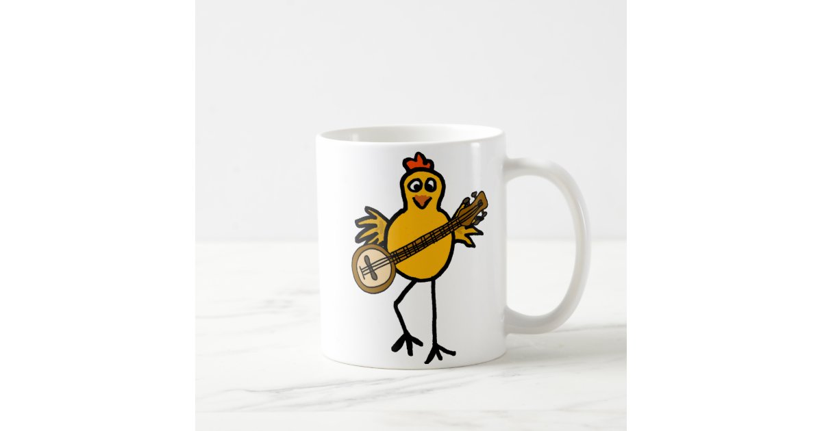 BN- Chicken Playing the Banjo Mug | Zazzle