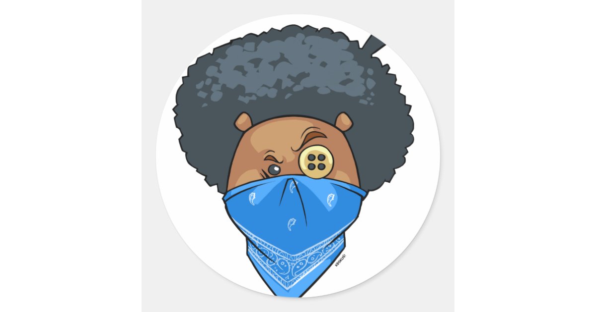 Bo Crips Classic Round Sticker | Zazzle.com