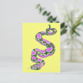 Boa Constrictor Pop Art Postcard | Zazzle