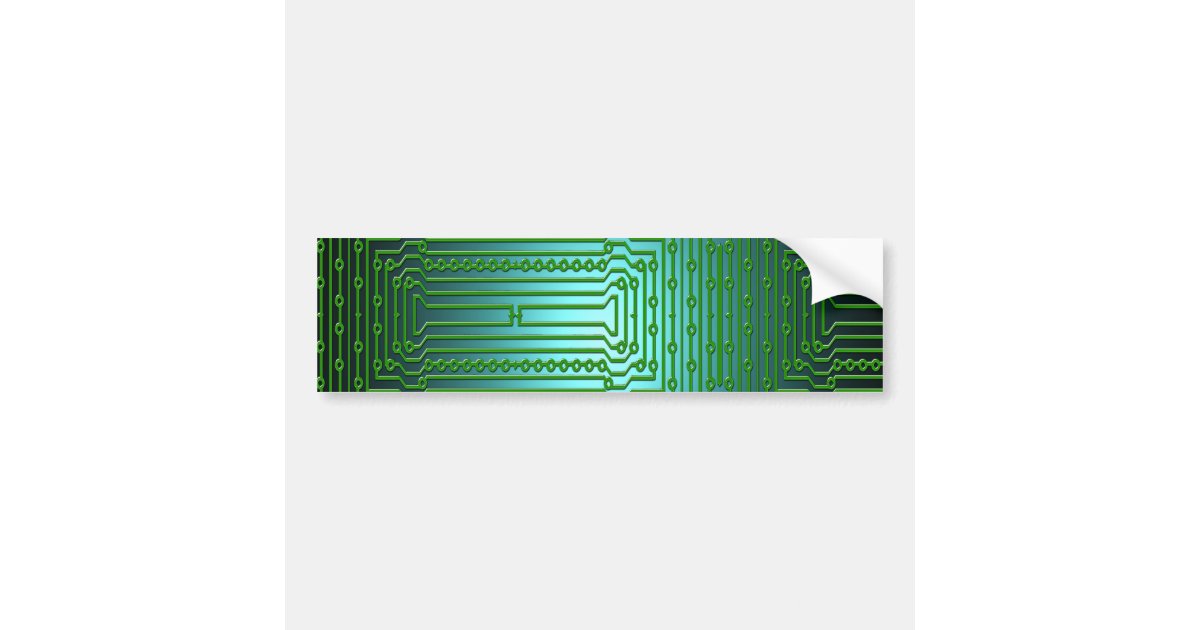 board conductors circuits bumper sticker | Zazzle