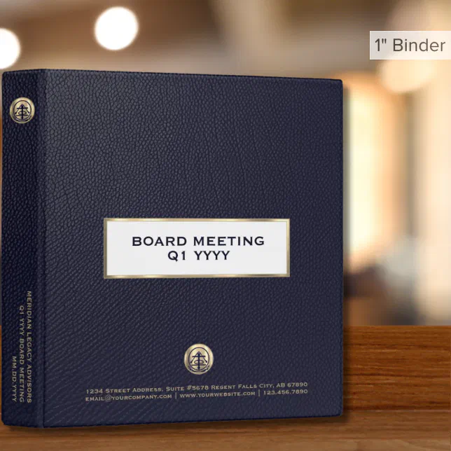 Board Meeting Binder | Zazzle