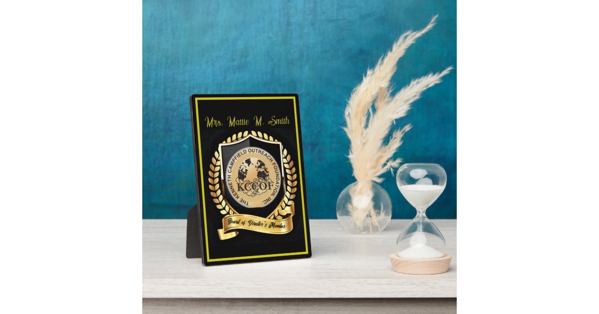 Board of Directors Member Plaque | Zazzle