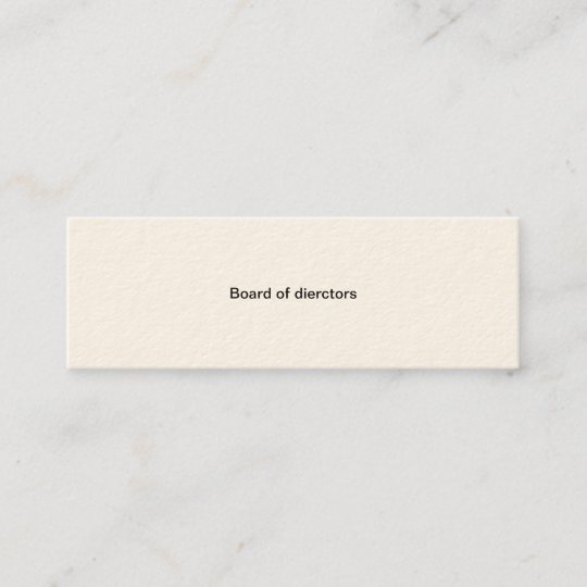 Board of directors mini business card | Zazzle.com