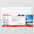 Boarding Pass Fake Airline Ticket Flight Gift Invitation | Zazzle