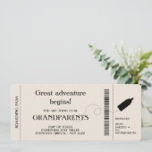 Boarding Pass Pregnancy Announcement For Parents | Zazzle