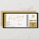 Boarding Pass Surprise Fake Airline Ticket Invitation | Zazzle