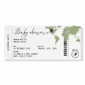 Boarding pass Travel Baby Shower Welcome Sign | Zazzle