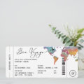 Boarding Pass Travel Bon Voyage Retirement Party Invitation | Zazzle