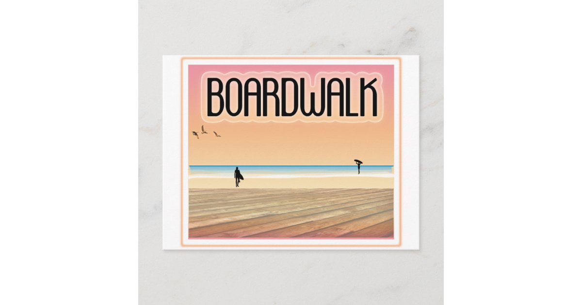 Boardwalk Postcard | Zazzle