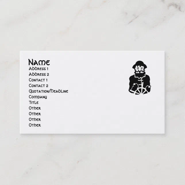 Boat Captain Business Card | Zazzle