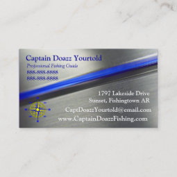 BOAT CAPTAIN - Business Card Template | Zazzle