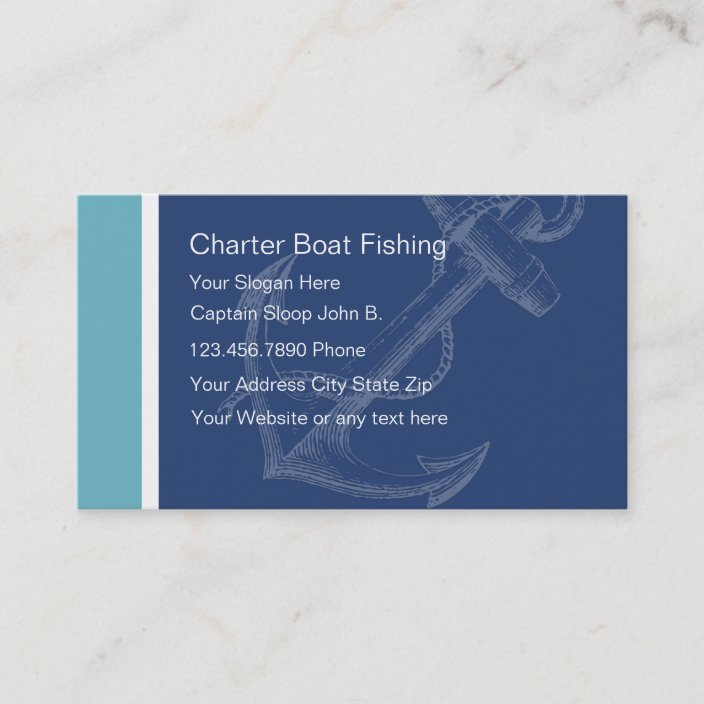 Boat Captain Business Cards | Zazzle.com