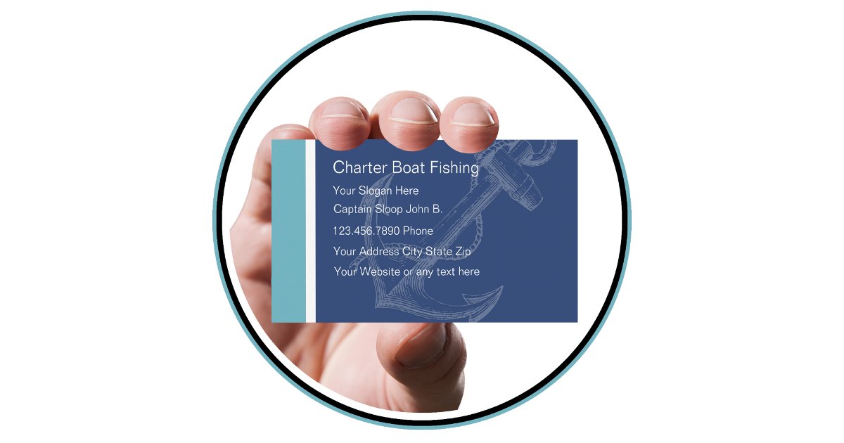 Boat Captain Business Cards | Zazzle